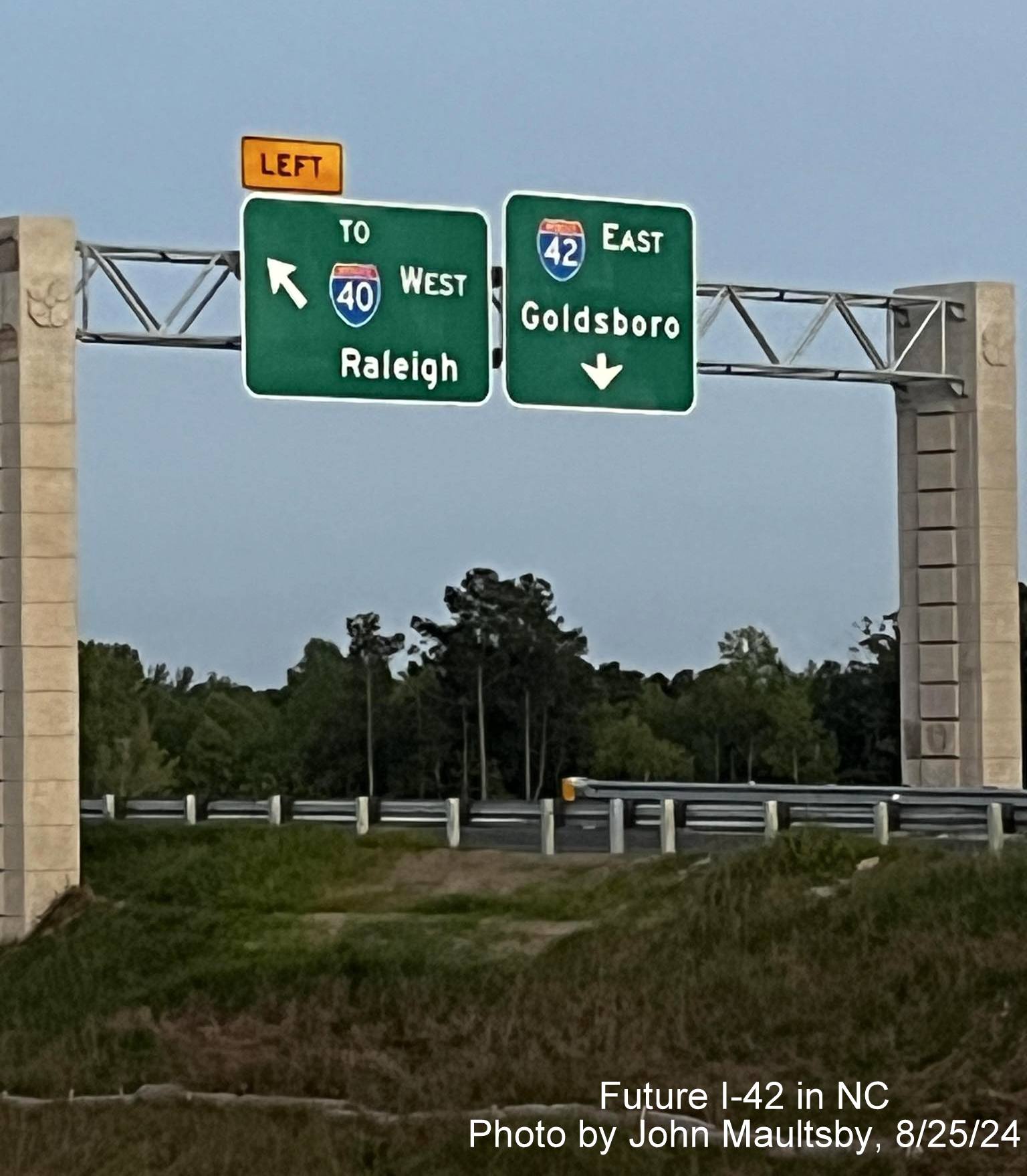 New and Future I-42 in North Carolina